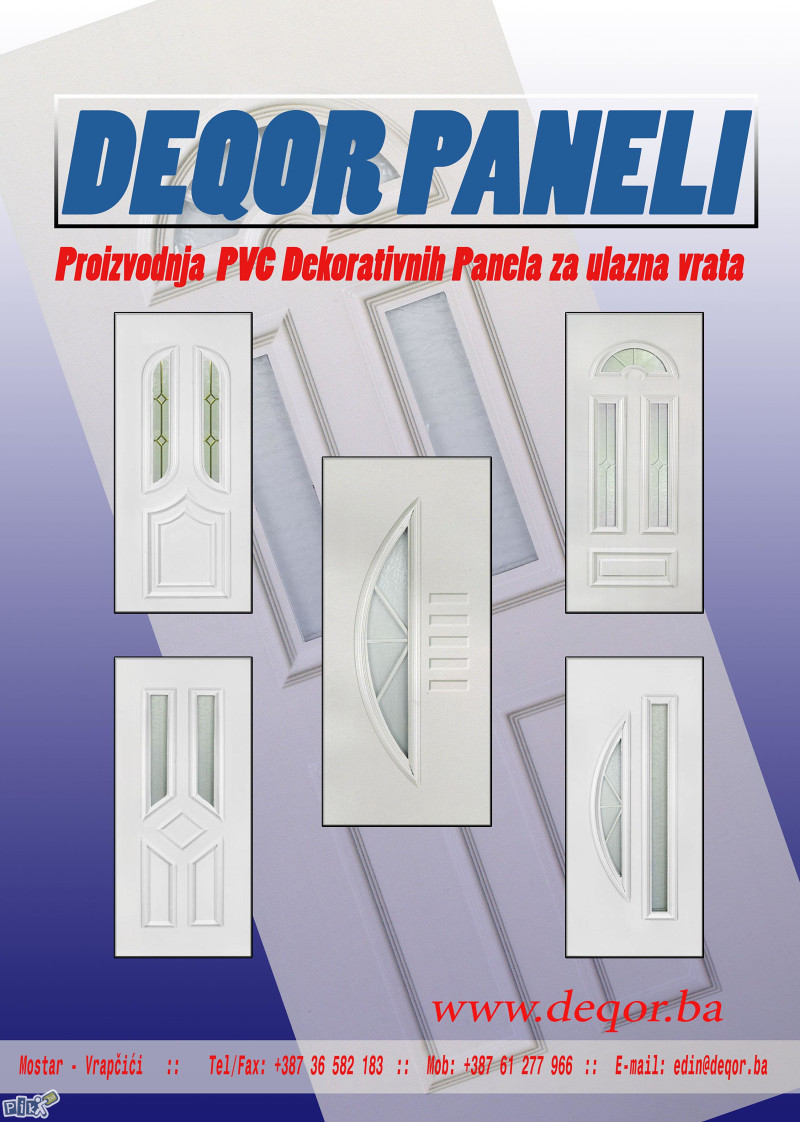 Dekorativni pvc paneli za ulazna vrata - Vrata - OLX.ba