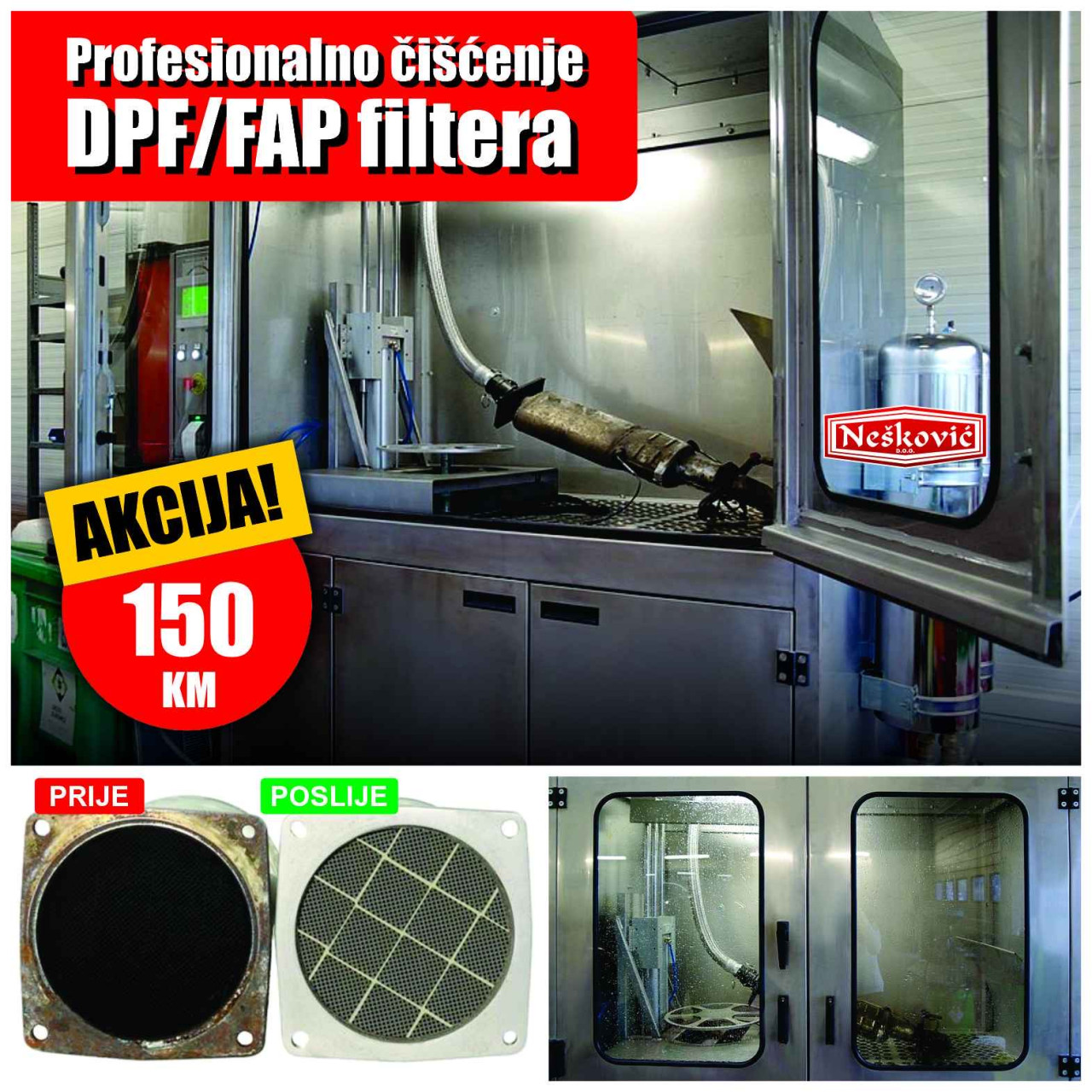 ČIŠĆENJE DPF/FAP FILTERA NEŠKOVIĆ DOO - Auto servis - OLX.ba