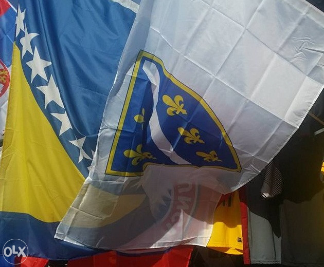Zastava republika BiH Bosna i Hercegovina Ljiljani - Zastave - OLX.ba