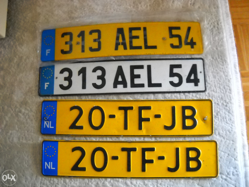 Registarske tablice tablica - 1 PAR - Tablice za vozila - OLX.ba