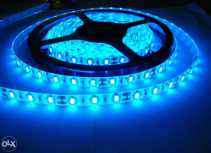 Led traka 5 m = 14 KM PLAVA - LED rasvjeta - OLX.ba
