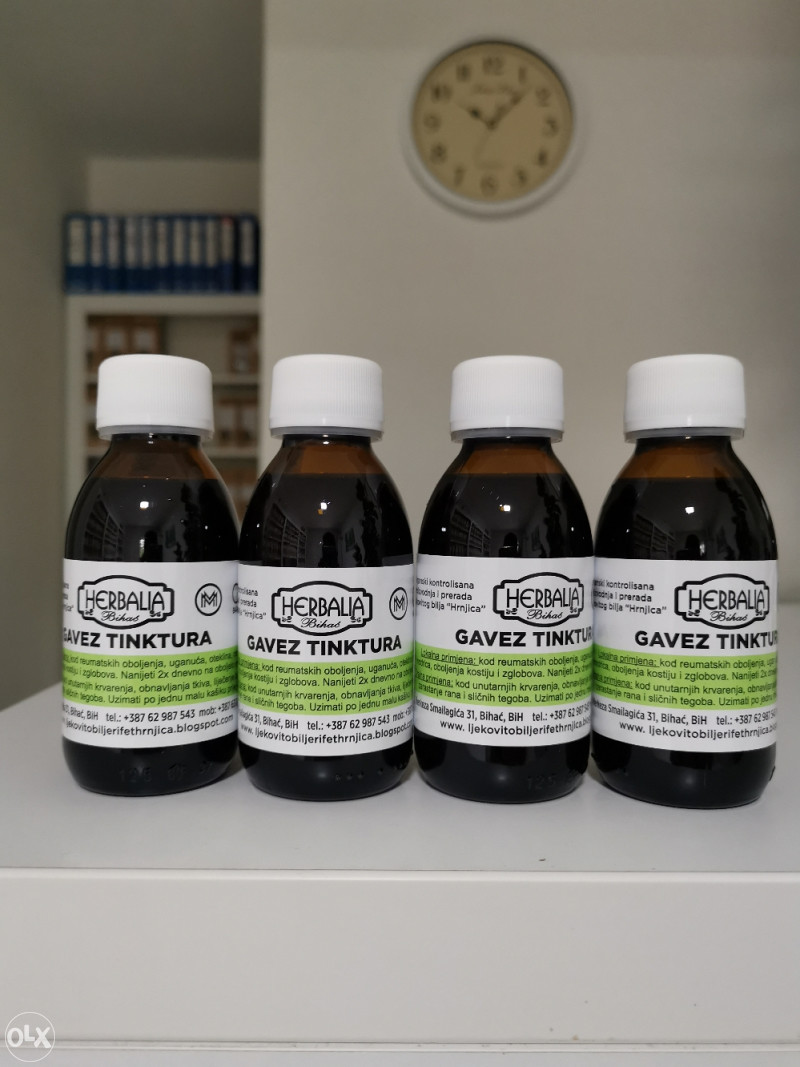 Gavez tinktura 125ml - Biljni preparati - OLX.ba