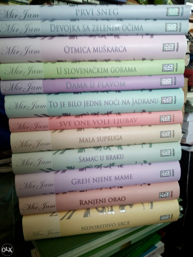 Mir-jam milica jakovljevic mirjam mir jam 12 knjiga NOVE SU - Zbirke ...