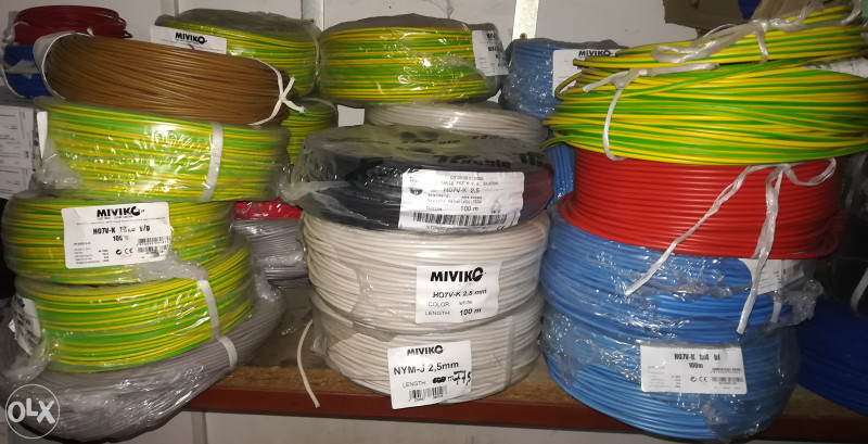 Kabal PF P/F jednožilni 10 mm2 razne boje H07V-K - Instalacioni kablovi ...