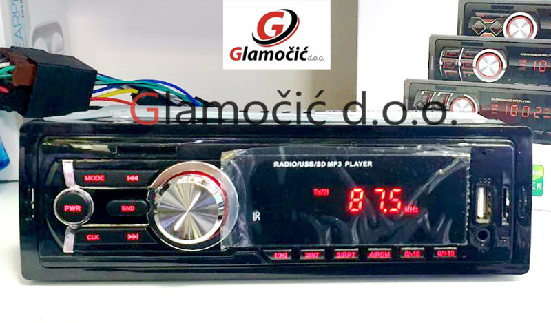 AUTO RADIO MP3, USB,SD,AUX,FM - CD/DVD/MC/Radio player za automobile ...