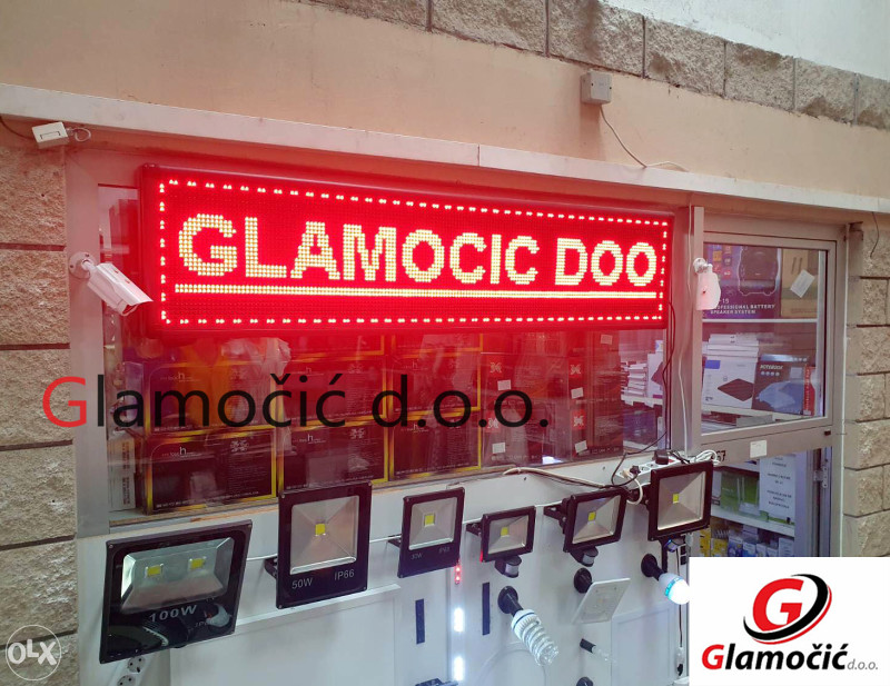 LED REKLAMA VANJSKA SA POKRETNIM TEKSTOM / REKLAME - Reklame i ...
