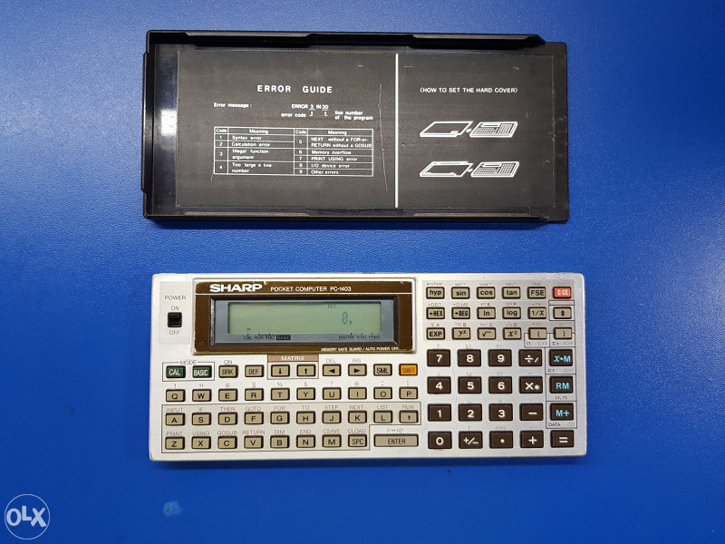 SHARP PC-1403 kalkulator digitron dzepni racunar - Digitroni/Kalkulatori - OLX.ba