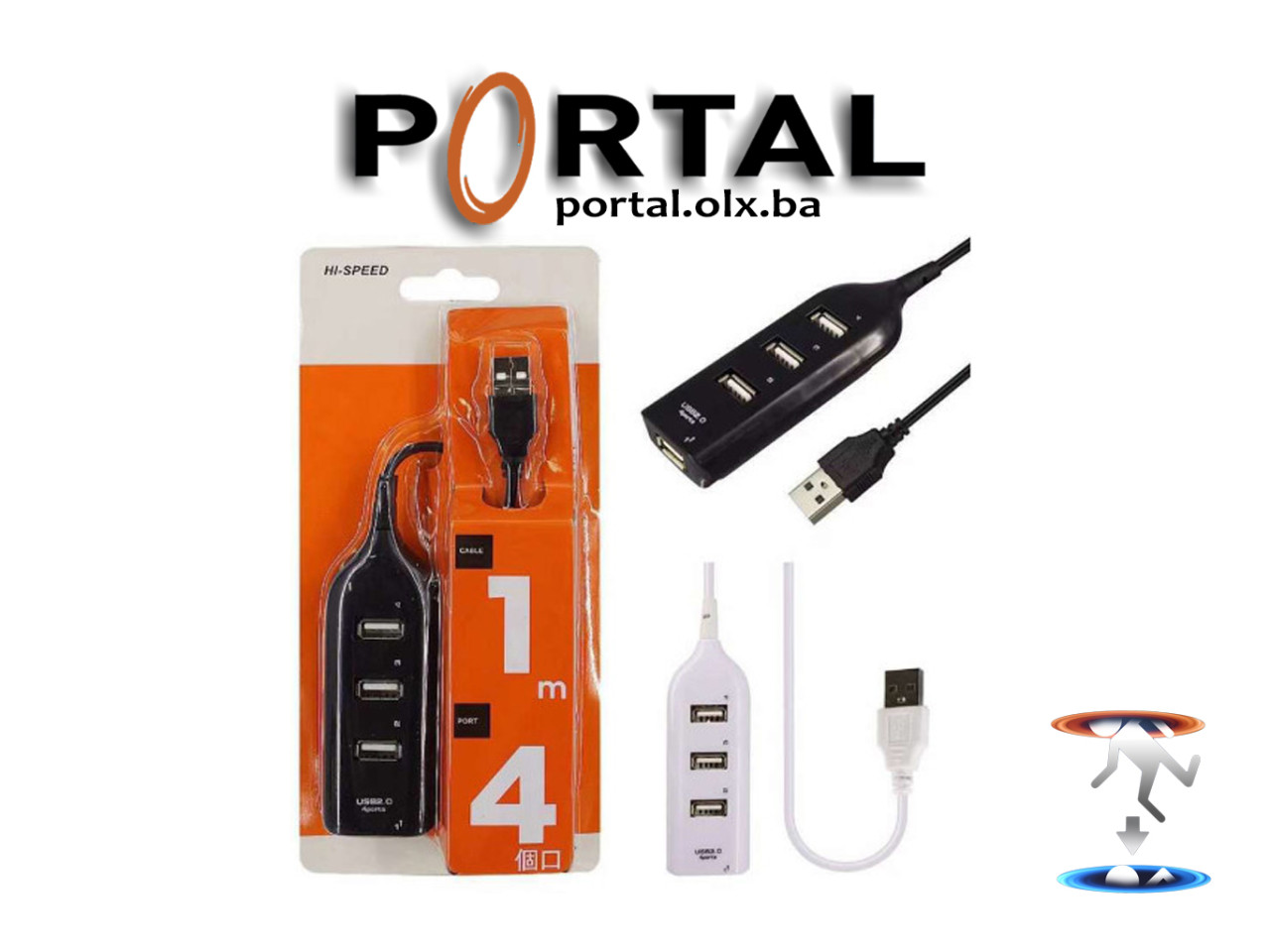 Usb HUB - usb razdjelnik/produzni - 4 porta - HUB/Razdjelnici - OLX.ba