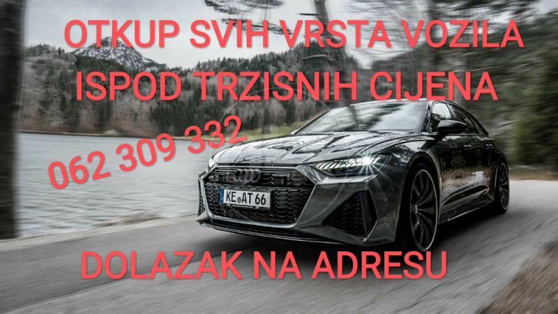 OTKUP VOZILA AUTA AUTOMOBILA SVIH VRSTA 062 309 332 WhatsApp Vib ...