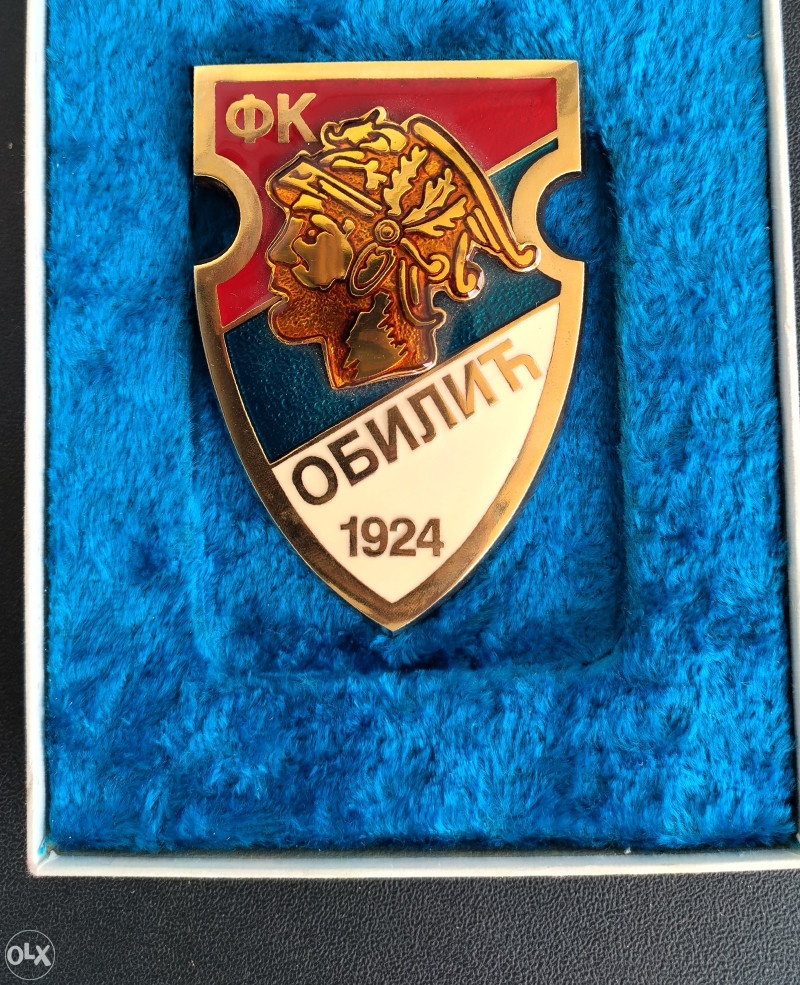 FK Obilic velika plaketa - Plakete - OLX.ba