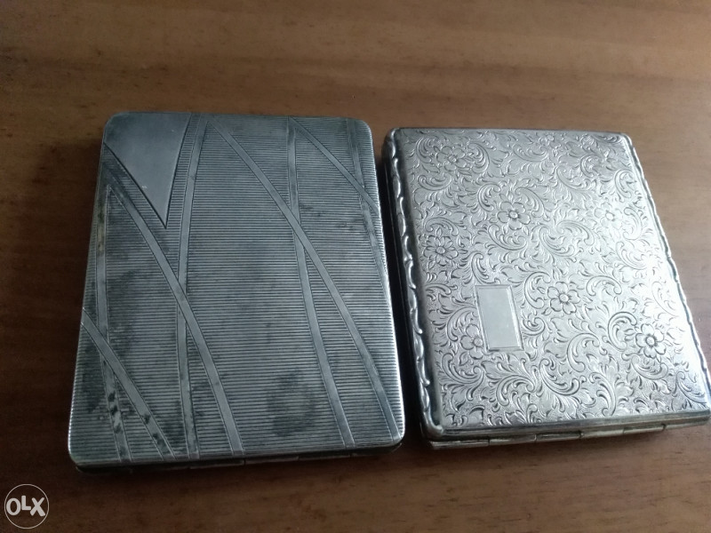 Dvije tabakere Hoks 1930-1940 alpaca - Tabakere - OLX.ba