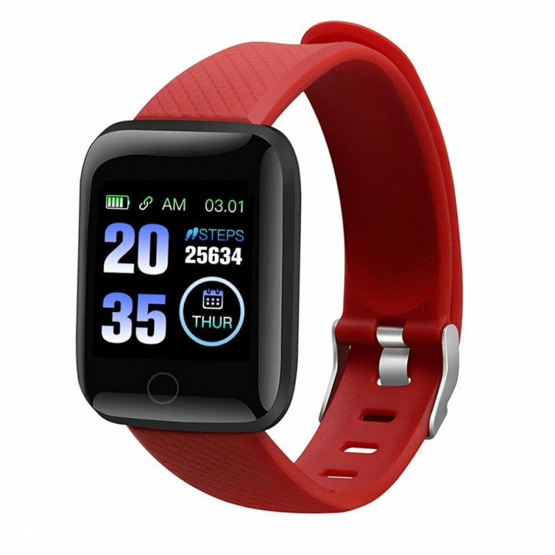 *NOVO* SmartWatch 116 PLUS Pametni sat CRVENI - Smartwatch (pametni ...