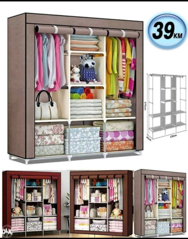 Platneni ormar, sklopivi ormar dimenzije 135x45x175cm - Ormari/Plakari ...