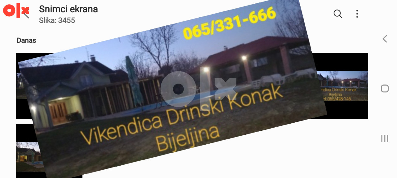 Vikendice vikendica sa bazenom na dan Bijeljina - Vikendice - OLX.ba