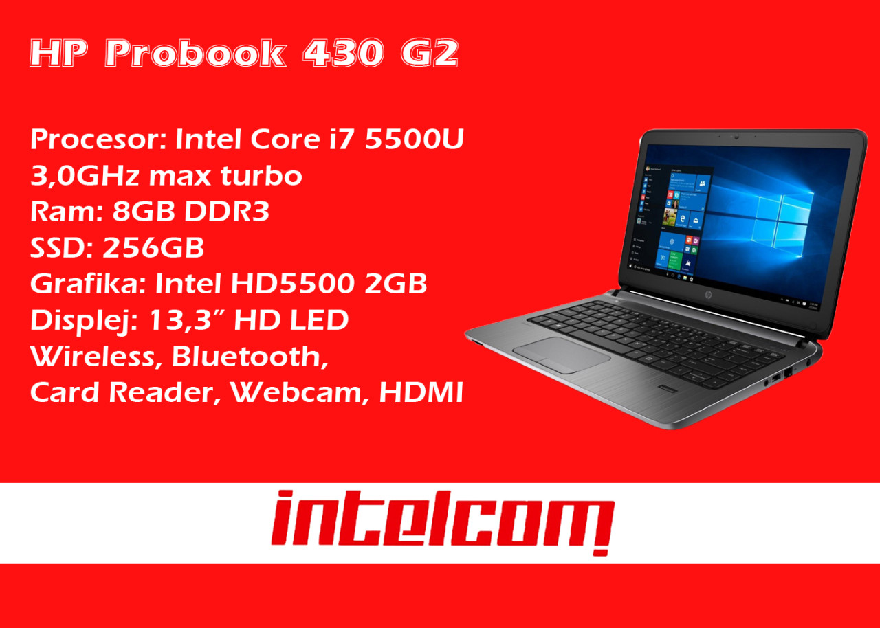 HP Probook 430 G2 Core i7 5th gen. - Laptopi - OLX.ba