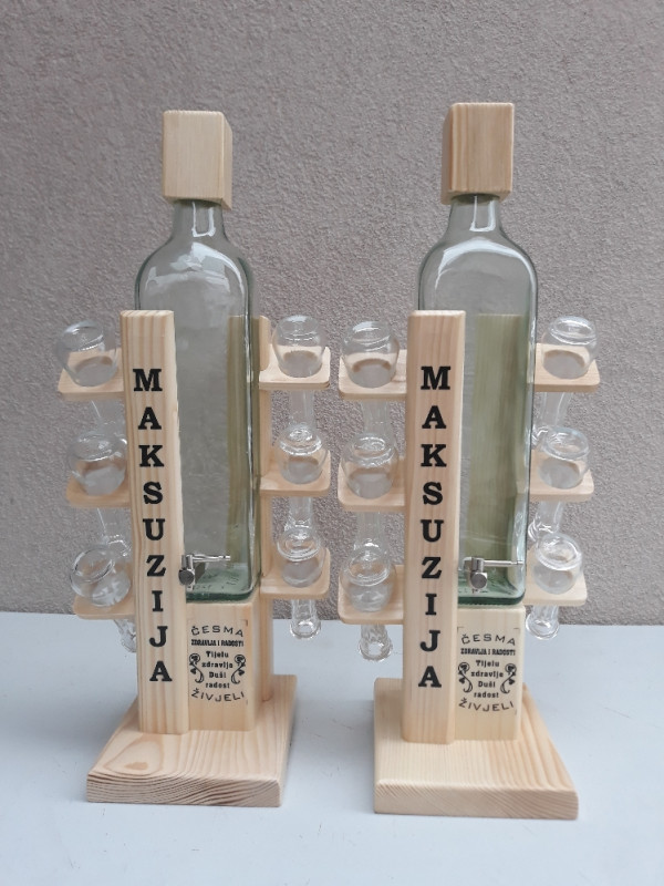 FLASA-FLASE ZA RAKIJU 1 LITAR SA CESMOM 065 828 812 - Flaše/Boce/Tegle ...