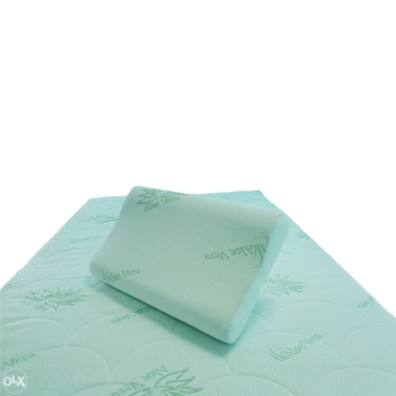 Anatomski jastuk memory pjena, Aloe Vera + navlaka - Deke, jorgani i ...