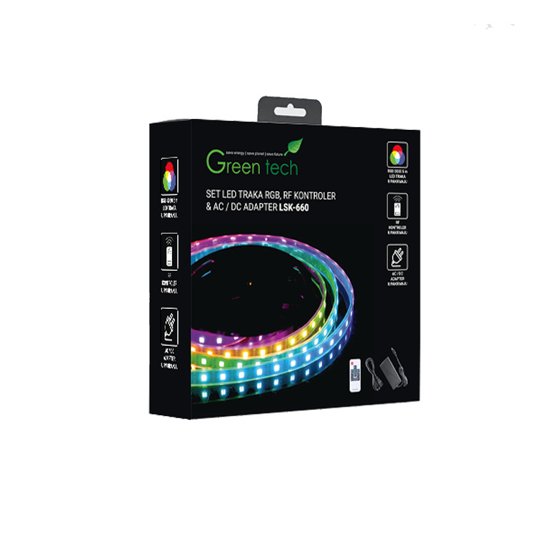 LED traka 5m GreenTech 14,4 W/m, IP65 - LED rasvjeta - OLX.ba