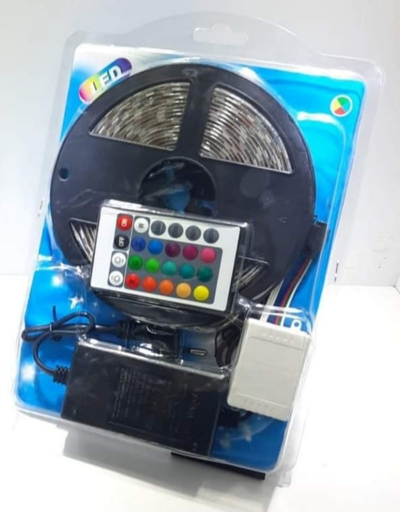 Led traka RGB 5m velika dioda 5050 vodootporna daljinsk - LED rasvjeta ...