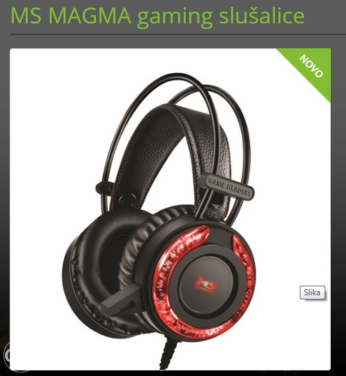 Ms Icarus C305 Magma gaming slusalice - PC slušalice - OLX.ba