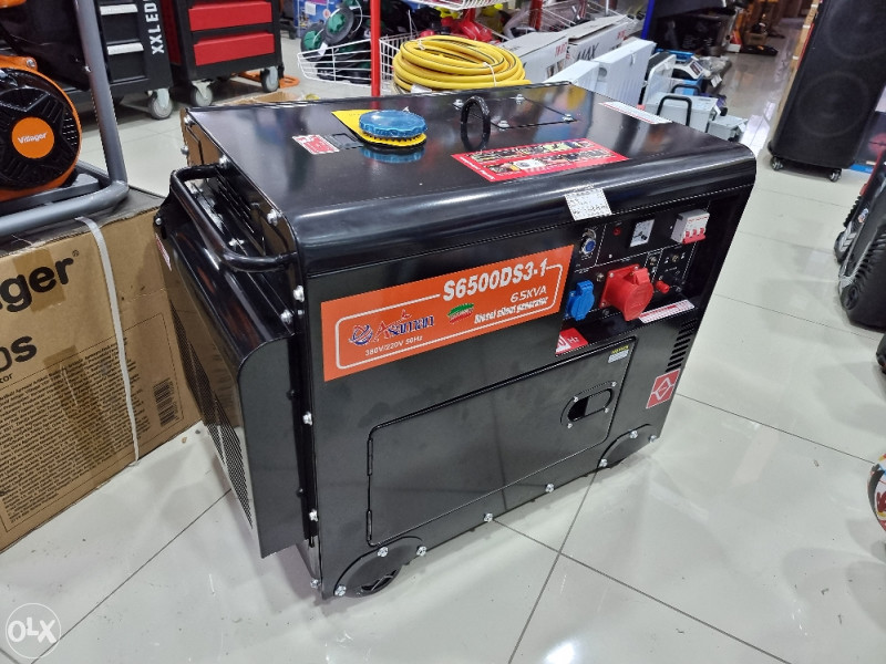 AGREGAT ZA STRUJU ASAMAN GERMANY 6.5 KW DIZEL - Elektromotori i ...