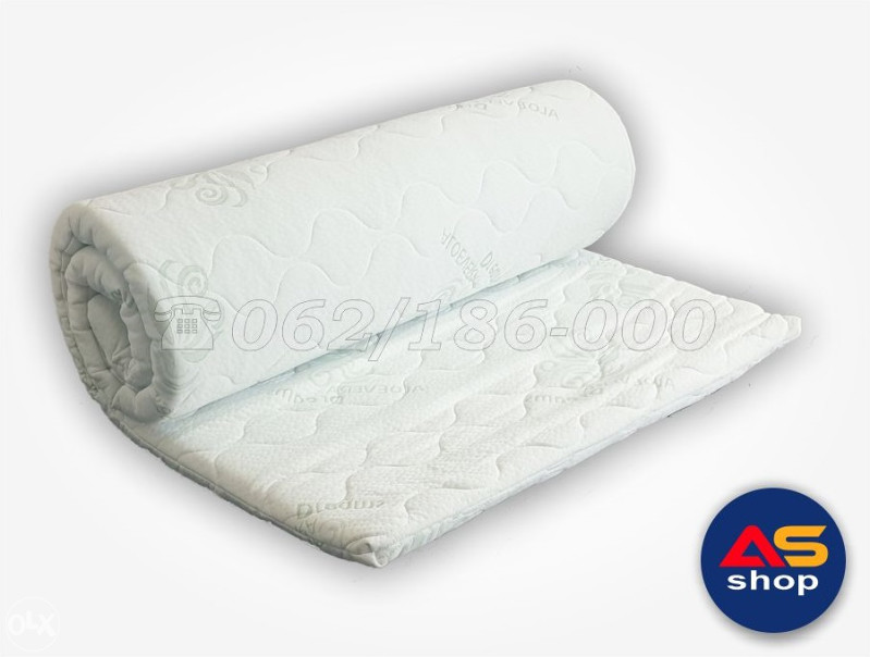 Nadmadrac Aloe Vera 5cm - Memory pjena (sve dimenzije) - Madraci - OLX.ba