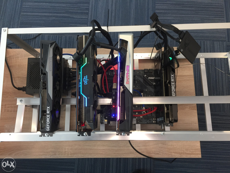 Mining rig sapphire 5700 xt red devil 5700xt 3060 - Mining rigovi - OLX.ba