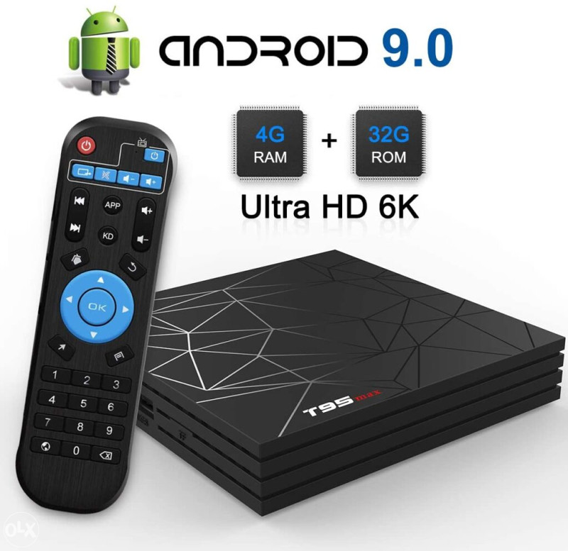 ANDROID TV BOX 6K T95 Max DDR3 4/32GB Wi-Fi Android 9.0 - TV boxovi ...