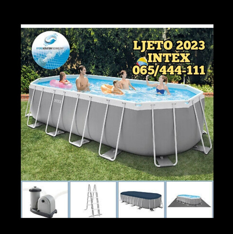 Bazen INTEX 610x305x122 - OVALNI - NOV - Top ponuda! - Bazeni - OLX.ba