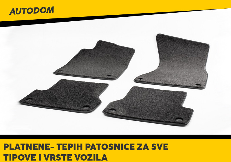 TEPIH PATOSNICE za sve modele automobila - AUTODOM - Patosnice i ...