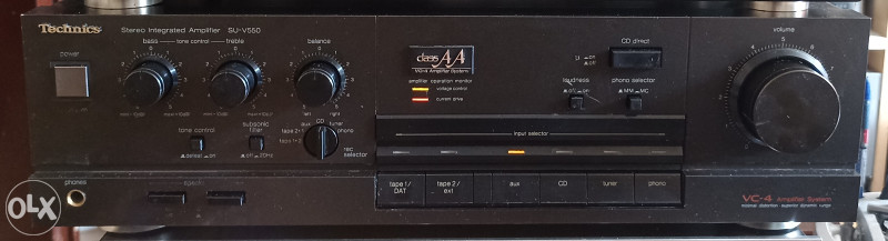 Technics SU-V550 Stereo Integrated Amplifier (1988-89) - Integrirana ...