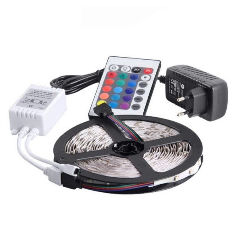 Led traka vodootporna set 5m sa daljinskim - LED rasvjeta - OLX.ba