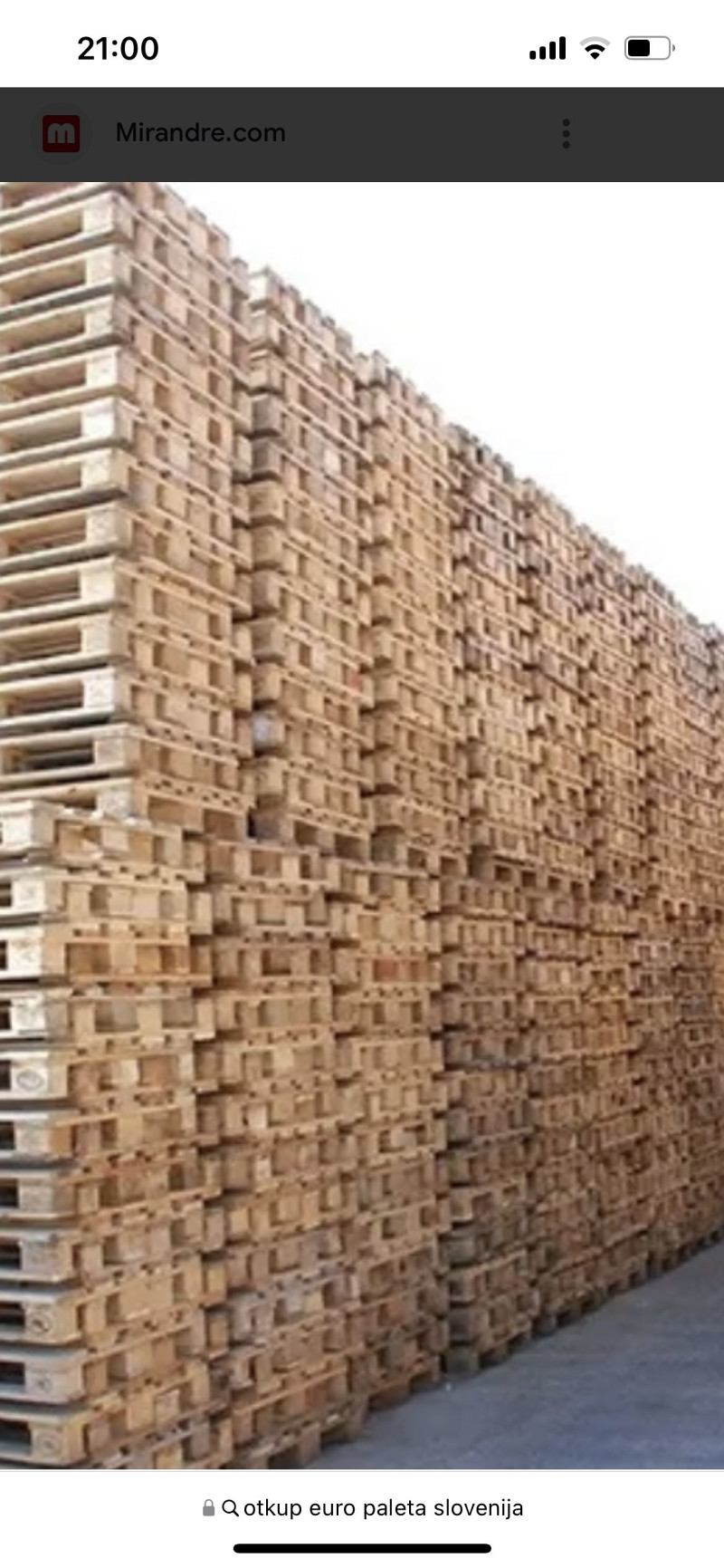 Posao - euro palete - Transport, logistika i špedicija - OLX.ba