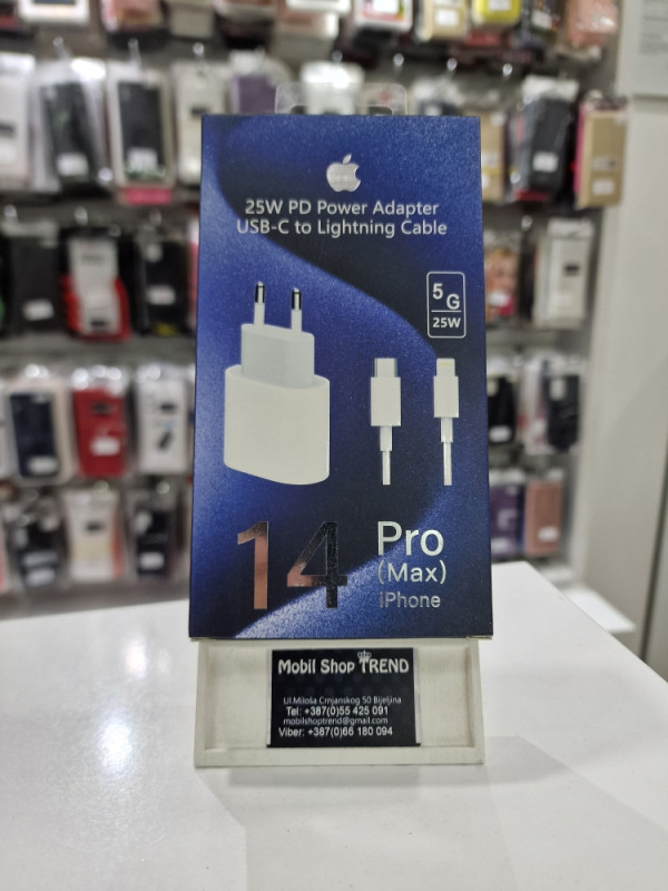 Komplet Original Punjac Iphone X XS 11 12 13 14 Pro Max 25W - Punjači ...