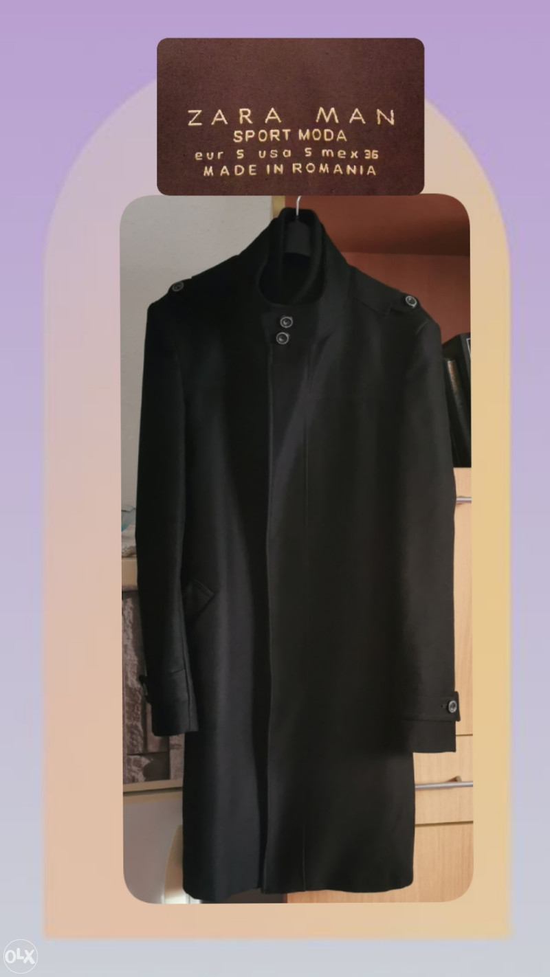 Muski zimski kaput ZARA made in Romania M/L - Jakne kaputi i mantili za ...