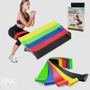 Trake za vježbanje gumene elastične - Pilates trake i lopte - OLX.ba