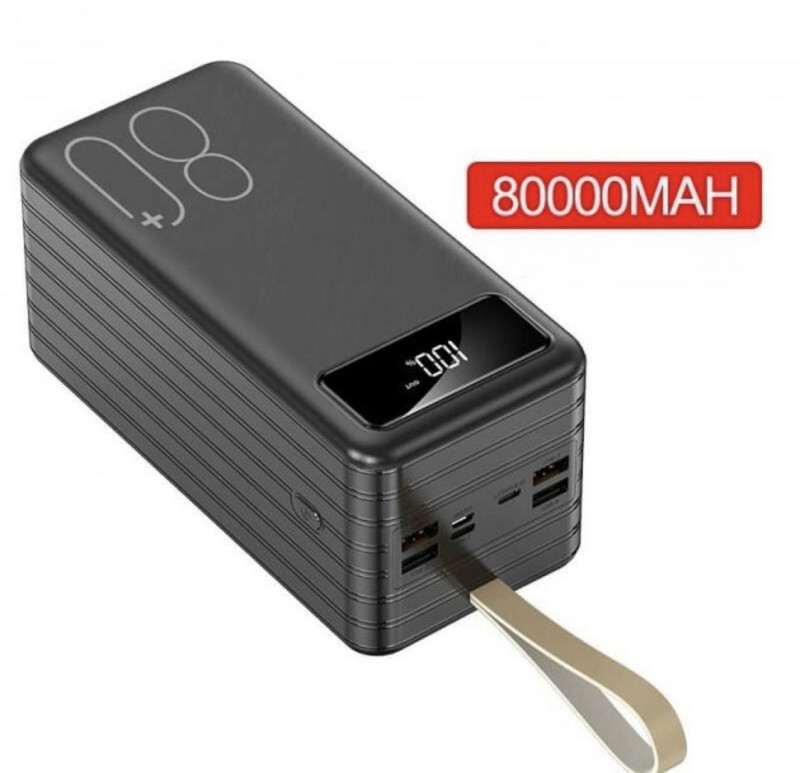 Bower Bank 80000mAh brzi punjač za telefon/ tablet Led - Power Bank ...