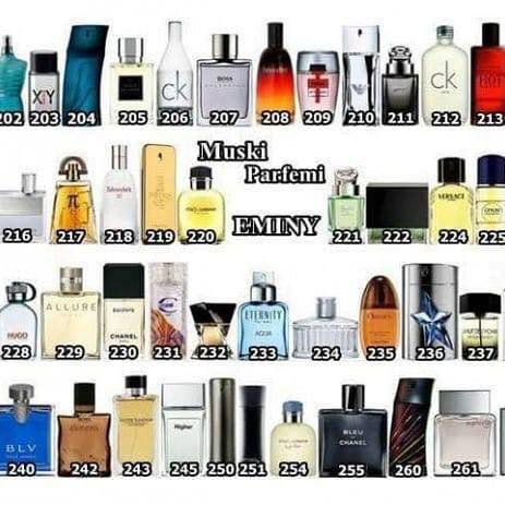 Parfemi EMINY Muski/Zenski/Parfem/Original(Citajte Detaljno) - Muški ...