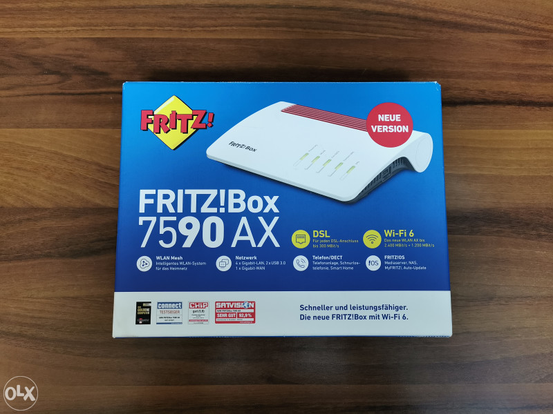 FRITZ!Box 7590 AX V2 Annex A-B NOVO NEOTPAKOVANO - Router - OLX.ba