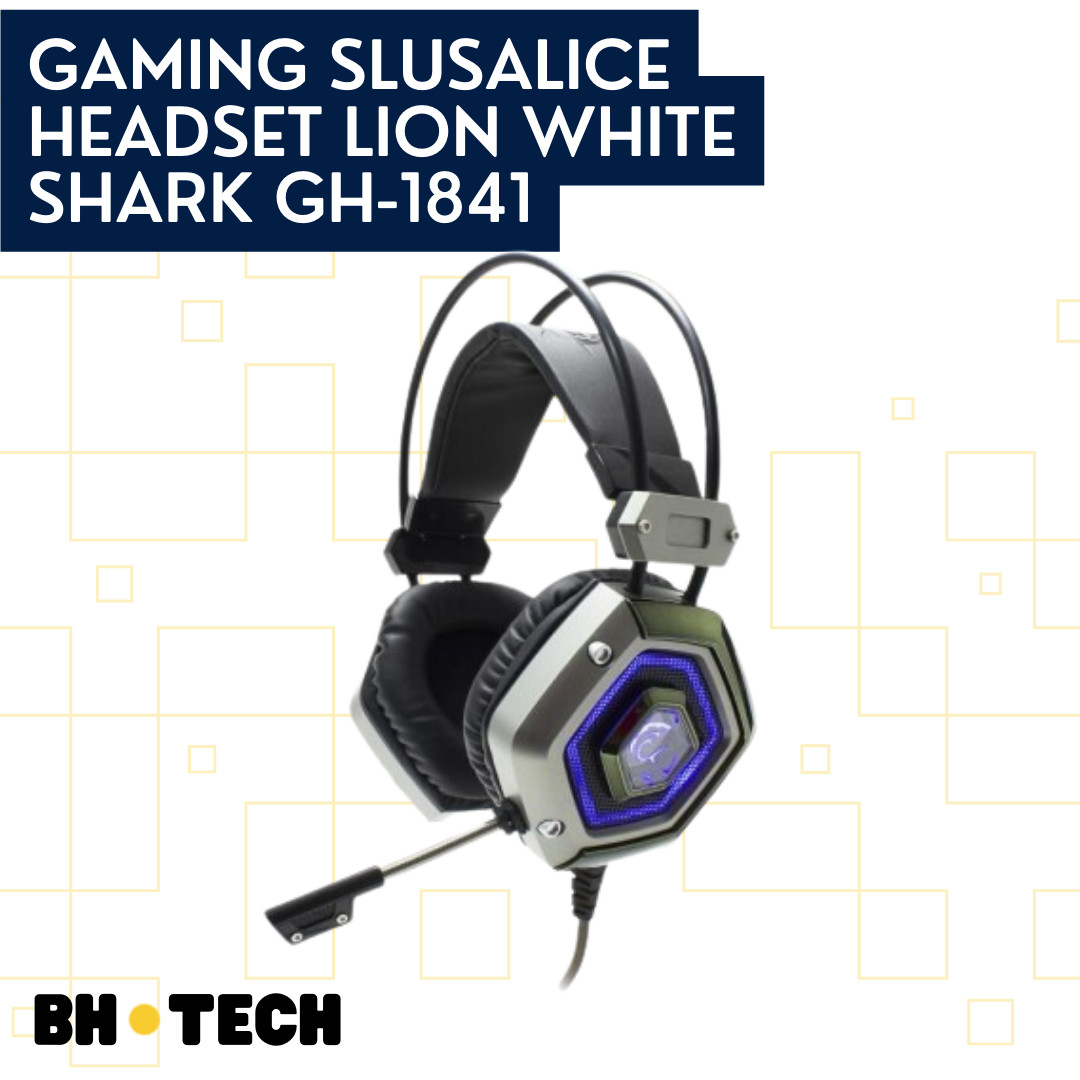 GAMING SLUSALICE HEADSET LION WHITE SHARK GH-1841 - PC slušalice - OLX.ba
