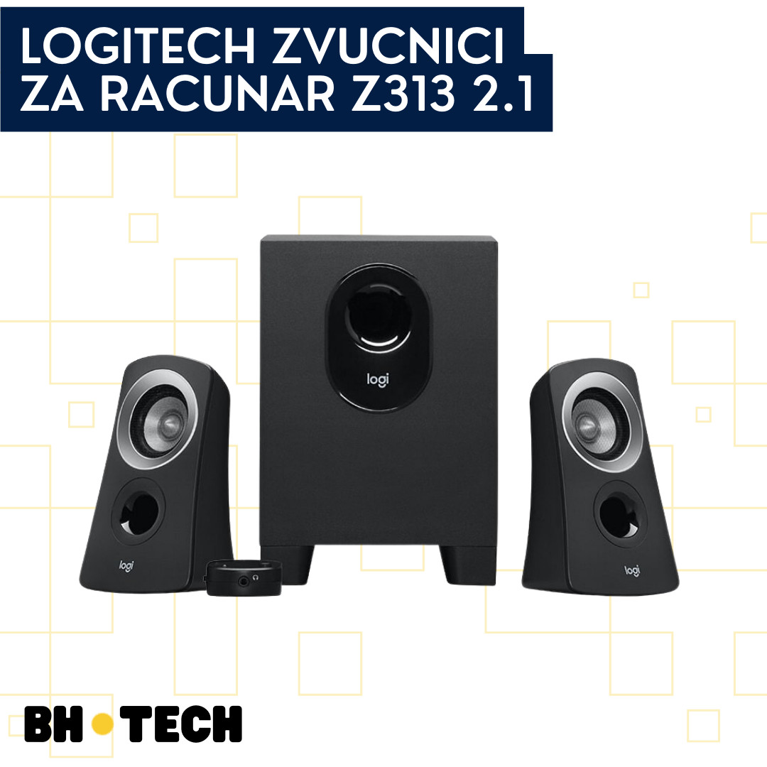 LOGITECH ZVUCNICI ZA RACUNAR Z313 2.1 - Zvučnici - OLX.ba