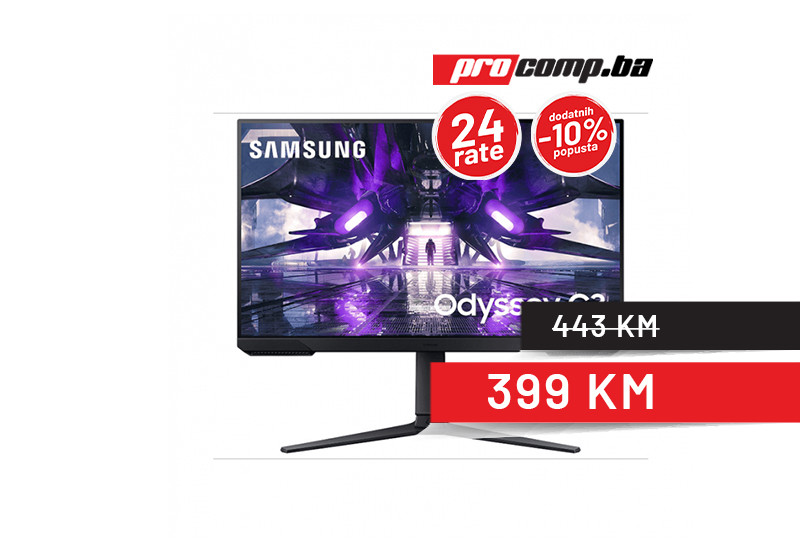 Gaming monitor Samsung Odyssey G3A LS27AG304NUXEN - Monitori - OLX.ba