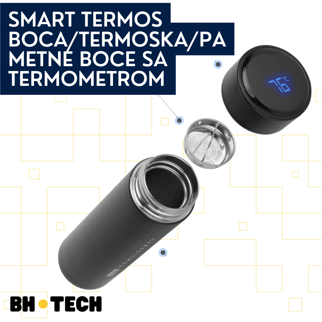 SMART TERMOS BOCA/TERMOSKA/PAMETNE BOCE SA TERMOMETROM - Flaše/Boce ...