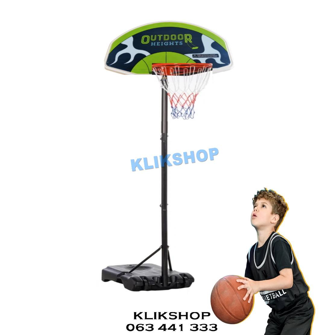Samostojeći Koš Koševi sa Stalkom Za Košarku Stalak Tabla - Obruči ...