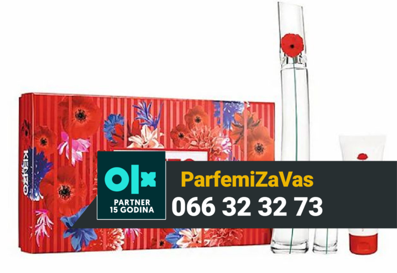 Kenzo Flower 100ml EDP + 15ml EDP + 50ml BL Ž 100 ml - Ženski parfemi ...