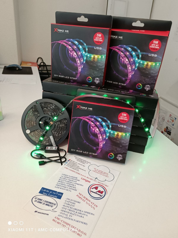 LED Traka RGB X-trike HT-5050 5m, USB napajanje - LED rasvjeta - OLX.ba