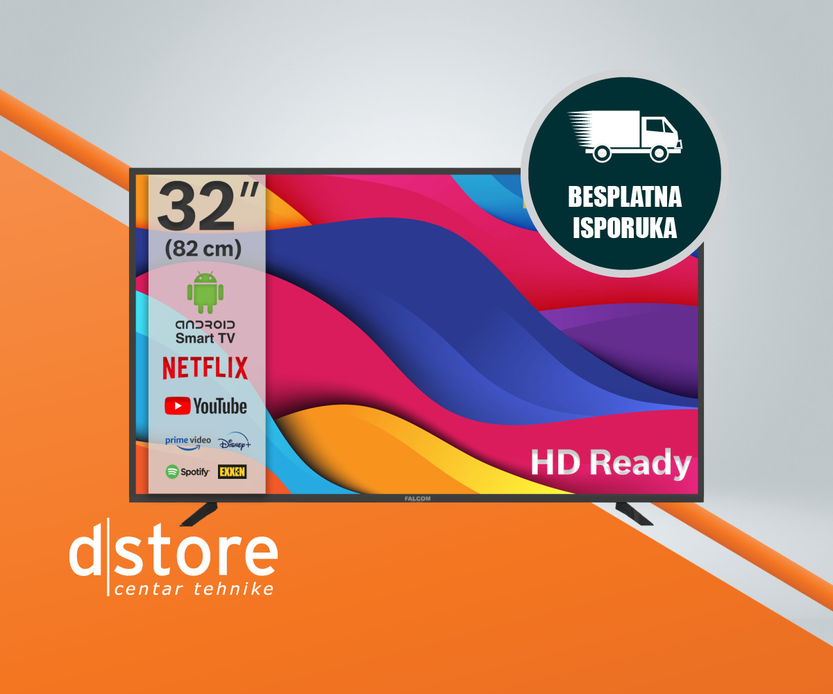 Falcom Televizor Smart LED TV 32" HD Ready, Blue dstore - LED LCD - OLX.ba