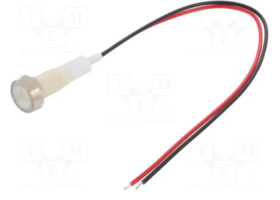 LED indikator dioda 230V bijela 10mm 30110 - Otpornici, diode i ...