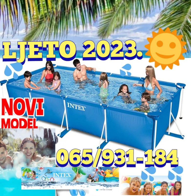 BAZEN INTEX 450x220x85 VELIKI -065/931-184- AKCIJA - Bazeni - OLX.ba