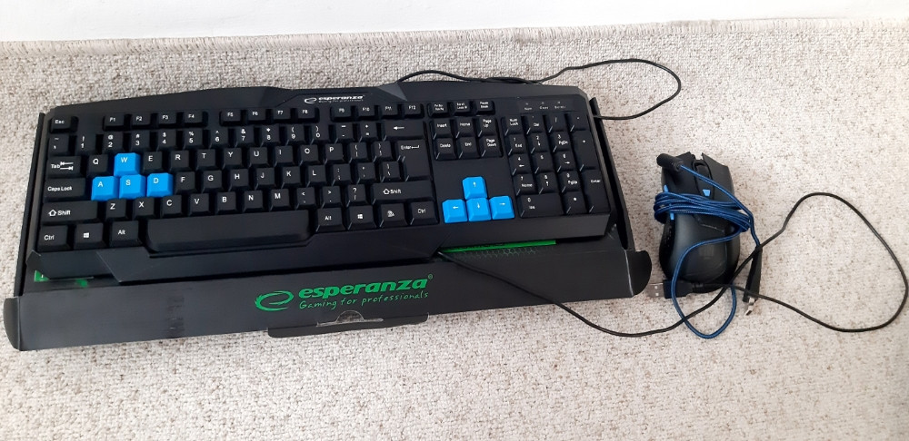GAMING TASTATURA ESPERANZA I MIŠ HUNTER - Tastatura/Miš set - OLX.ba